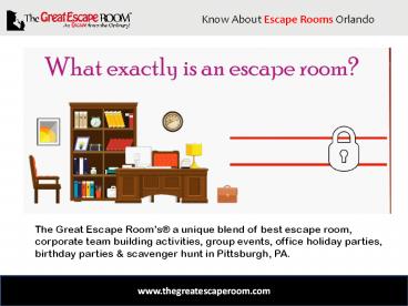 PPT – Escape Rooms Orlando PowerPoint presentation | free to download ...