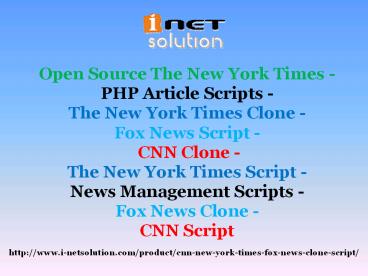 PPT – The New York Times Script - News Management Scripts - Fox News ...