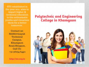 PPT – Polytechnic and Engineering College in Khamgaon PowerPoint ...