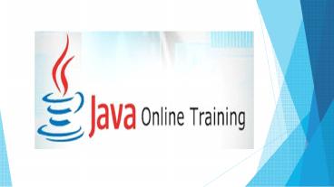 Java Online Training presentation | free to download