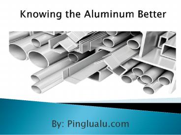 PPT – Aluminum Formwork Manufacturers - Aluminum Extrusion Profiles ...
