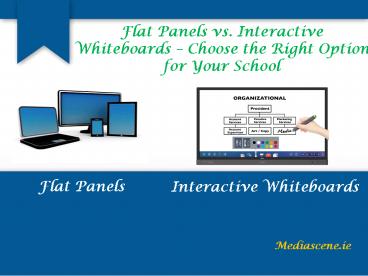 Flat Panels vs. Interactive Whiteboards — Choose the Right Option for Your School presentation ...