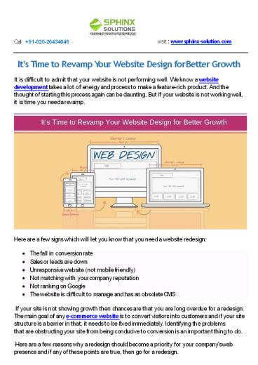It’s Time to Revamp Your Website Design for Better Growth presentation ...