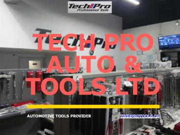 Automotive Professional Mechanic Tools presentation | free to download