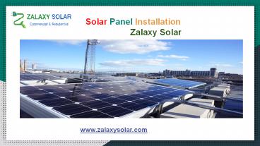 Solar Panel Installation presentation | free to download