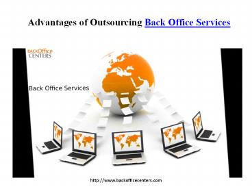 Back Office Services presentation | free to download