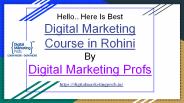 PPT – Digital Marketing Institute In Rohini | Digital Marketing Course ...