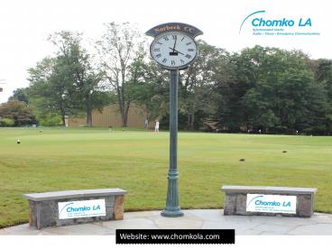 PPT – Best Decorative Golf Course Clocks At Affordable Budget ...