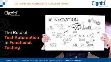 PPT – The Role of Test Automation in Functional Testing PowerPoint ...
