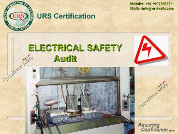 Electrical Safety Audit in India presentation | free to download