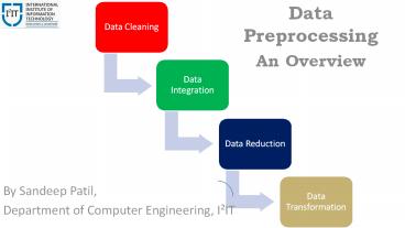 Data Preprocessing - Dept. Of Computer Engineering presentation | free ...