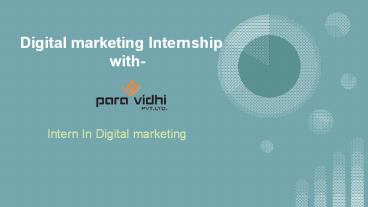 Digital Marketing Internship presentation | free to download