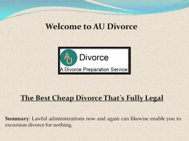 PPT – divorce QLD, Divorce in Australia, divorce application PowerPoint ...