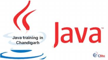 PPT – Java training in chandigarh | Cbitss Technologies PowerPoint ...