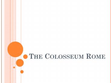 Colosseum Rome presentation | free to download