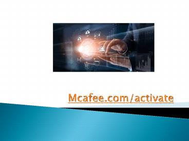 mcafee.com/activate - Download & Redeem McAfee Retail Card (3 ...