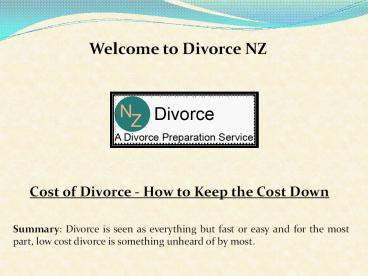 Get a Divorce Online, divorce in New Zealand , how to get a divorce ...
