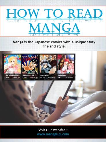 How To Read Manga presentation | free to download
