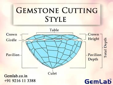 Gemstone Cutting Style presentation | free to download