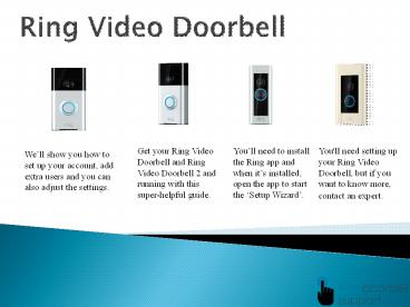 How to connect Ring Video Doorbell to WIFI (1) presentation | free to ...