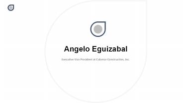 Angelo Eguizabal - Experienced in Real Estate Development and ...