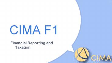 PPT – CIMA F1 Practice Test PowerPoint presentation | free to download ...