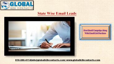 PPT – State Wise Email Leads PowerPoint presentation | free to download ...