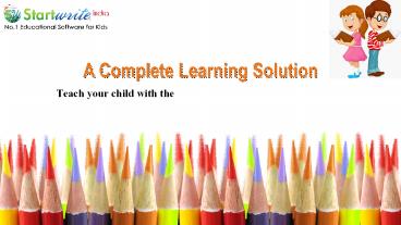 PPT – No.1 educational software for kids! PowerPoint presentation ...