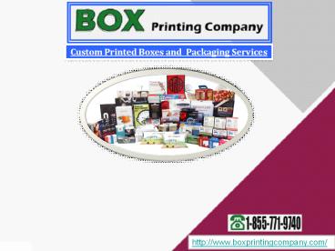 Custom Printed Boxes Packaging(3) presentation | free to download