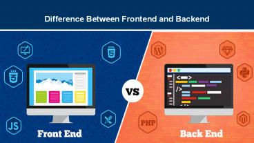 PPT – difference between Frontend and Backend web development ...