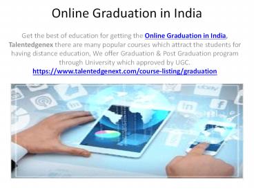 Eligibility for MCA Course presentation | free to download