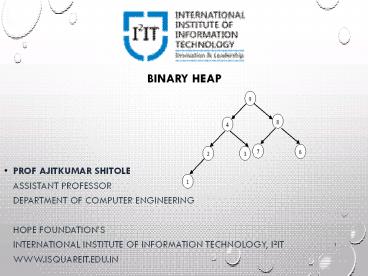 PPT – Binary Heap - Department of Computer Engineering PowerPoint ...