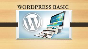 WordPress Basic presentation | free to download
