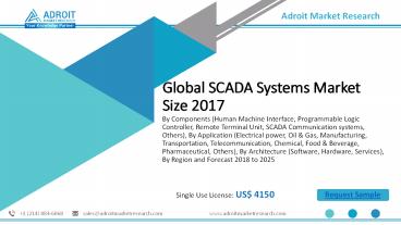 PPT – Global SCADA Systems Market Size, Share & Industry Forecast 2019 ...