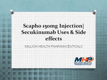 Scapho 150mg injection presentation | free to download