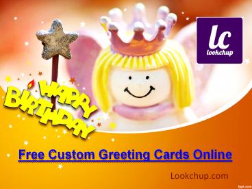 Free Custom Greeting Cards Online (1) presentation | free to download