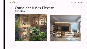 Conscient Hines Elevate Brochure presentation | free to download