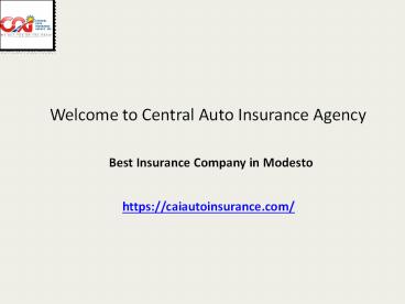 PPT – Car Insurance Modesto PowerPoint presentation | free to download ...
