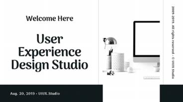 PPT – User Experience Design Studio PowerPoint presentation | free to ...