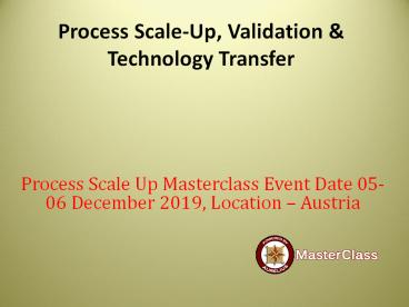 PPT – process scale up PowerPoint presentation | free to download - id ...
