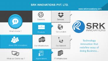 PPT – SRK Innovations PowerPoint presentation | free to download - id ...