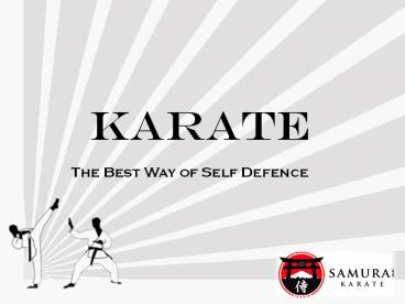 Samurai Karate presentation | free to download