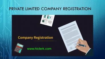 PPT – Private limited company registration – Pvt Ltd Registration ...