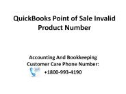 PPT – How To Deal With QuickBooks Point Of Sale Invalid Product Number ...
