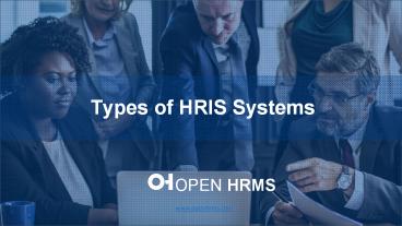 Types of HRIS Systems presentation | free to download