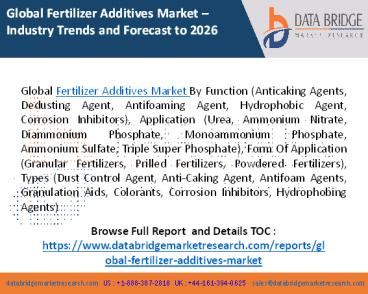 PPT – Global fertilizer additives market PowerPoint presentation | free ...