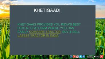 PPT – Different Types of Tractors and their Applications PowerPoint ...
