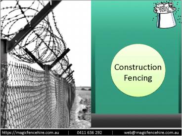 Construction Fencing presentation | free to download