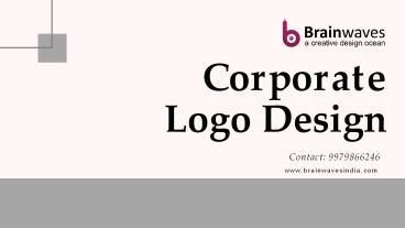 Logo Design Company presentation | free to download