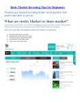 PPT – Stock Market Basics for Beginners | Share Market PowerPoint ...